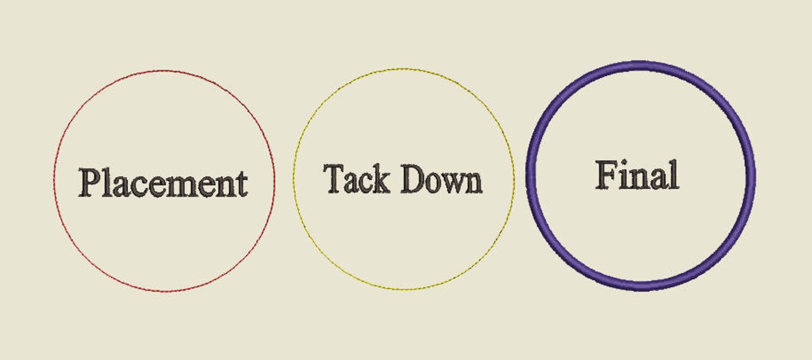 Shapes Machine Embroidery Design Patch Outlines Square - Etsy