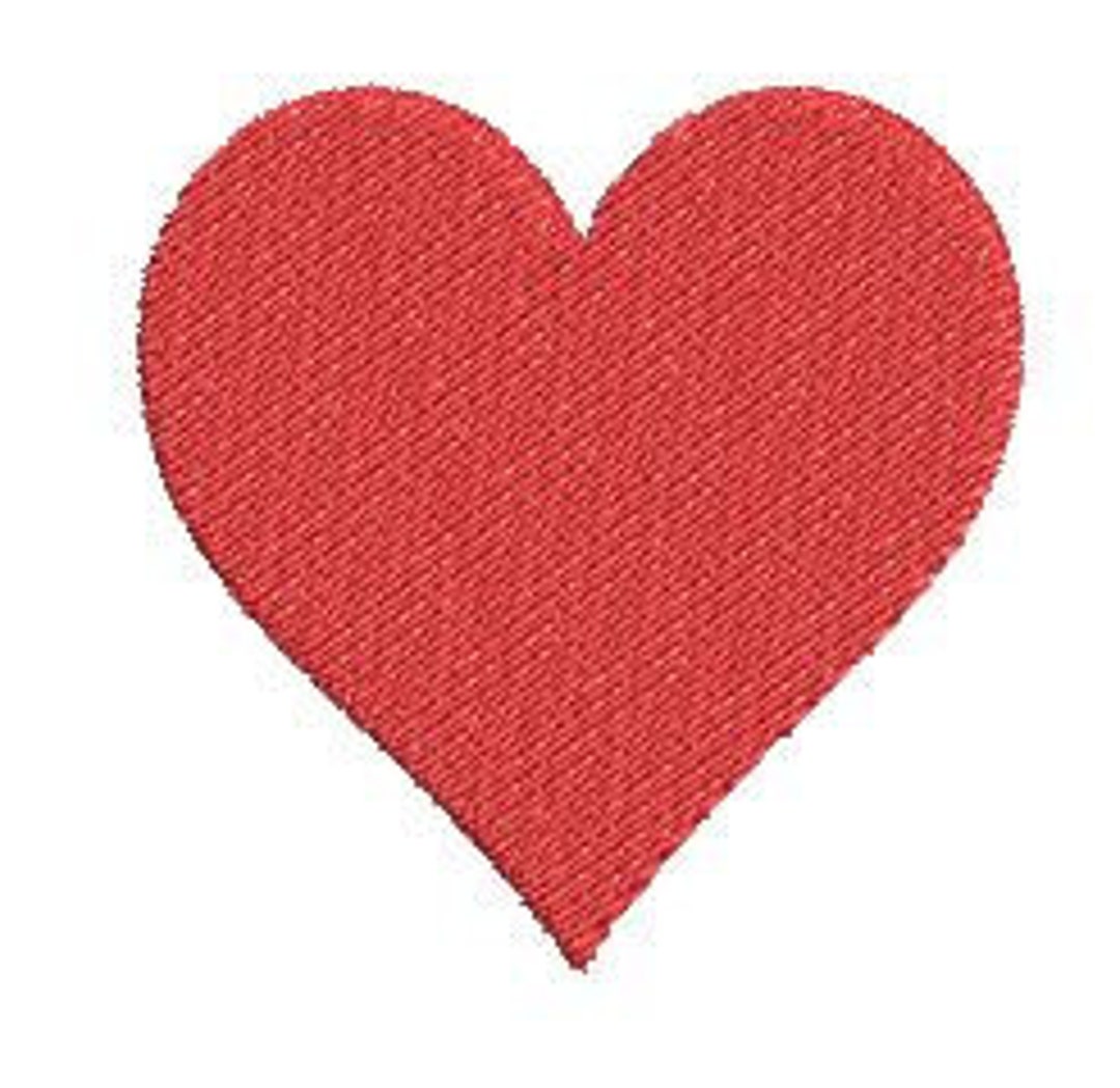 Filled Heart, Machine Embroidery Design, 4 Sizes, Heart Designs, Love ...