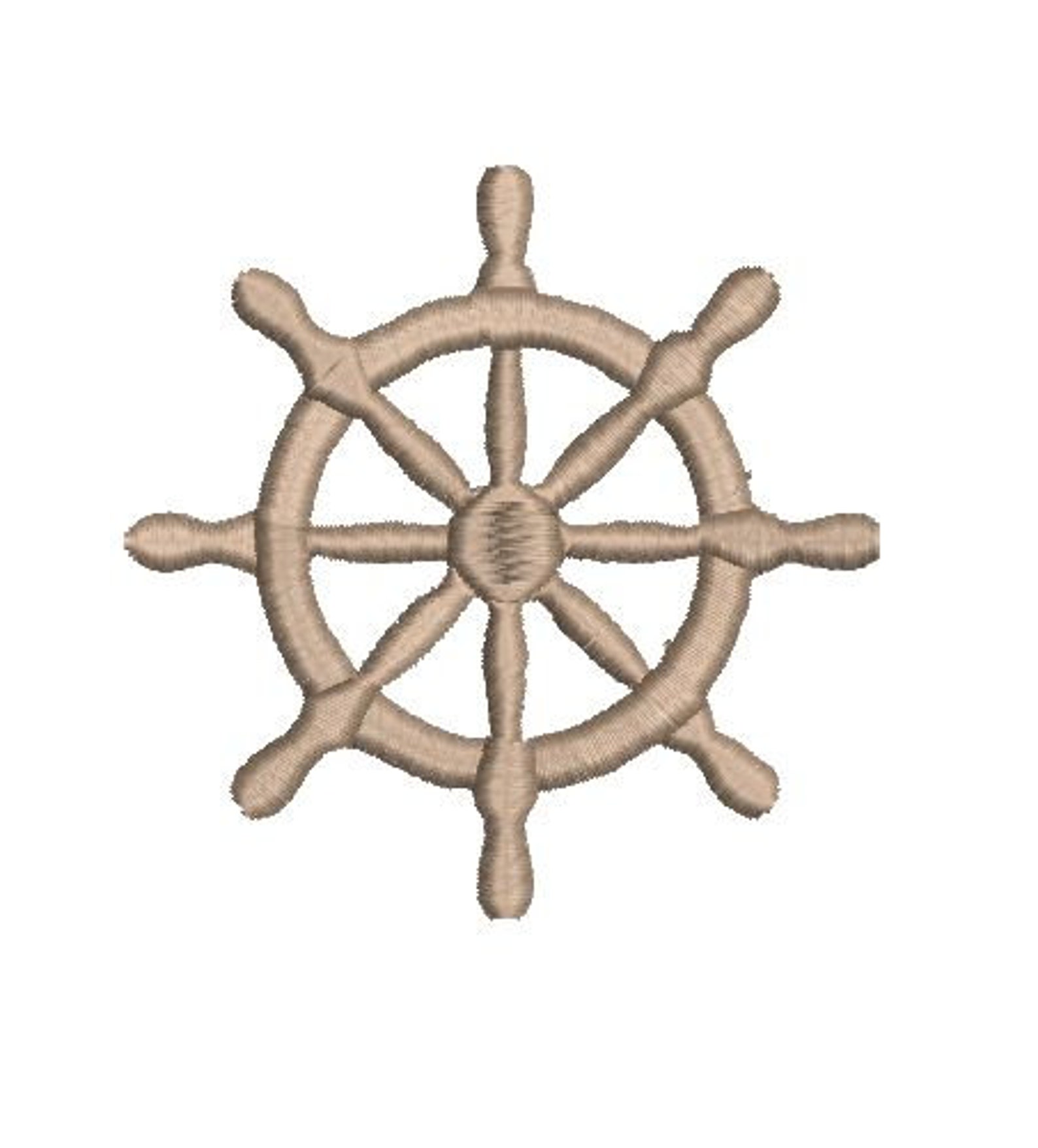 Ship Wheel Machine Embroidery Design Boating Sailing | Etsy