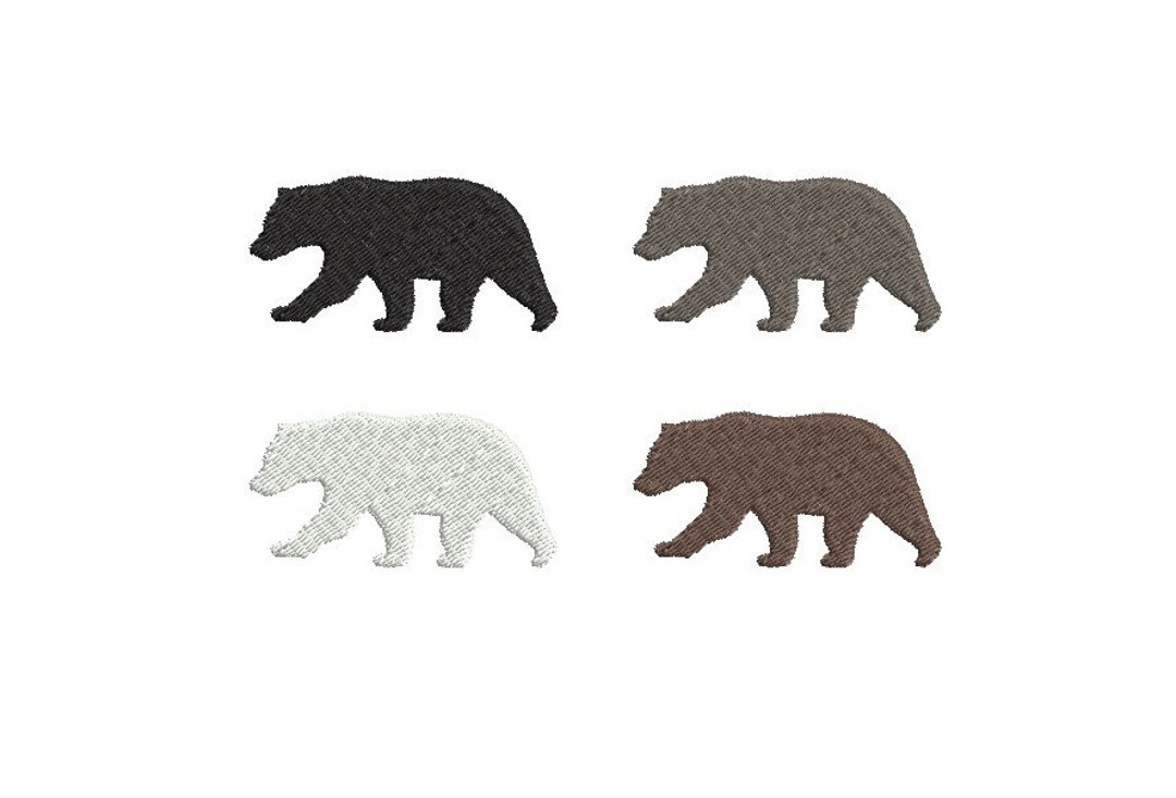 Bear Machine Embroidery Design, NOT A PATCH, Mama Bear, Black Bear ...