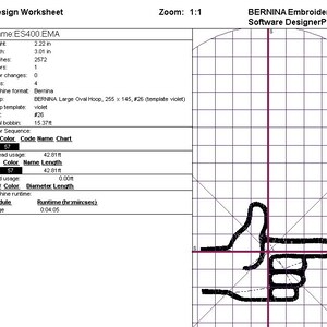 Finger Pointing Machine Embroidery Design, NOT A PATCH, 4 Sizes ...