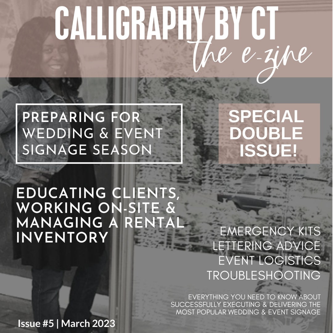 Calligraphy Info / Lettering Resource / Calligraphy Artist / - Etsy