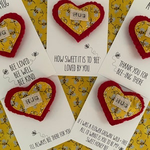 Bee Loved Bee Well Bee Kind Pocket Hug Gift Just Be You Gift - Etsy
