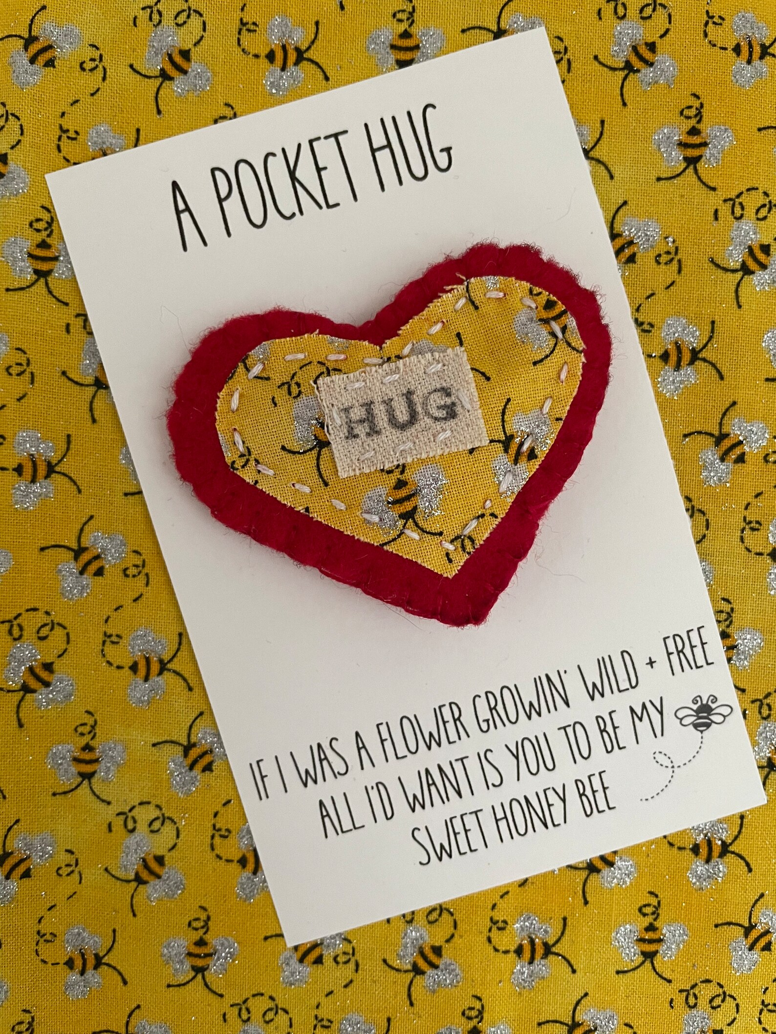 Bee Loved Bee Well Bee Kind Pocket Hug Gift Just Be You Gift - Etsy