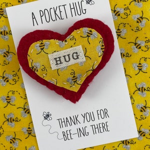 Bee Themed Shower Favor Pocket Hug | Bee Baby Shower | Garden Themed ...