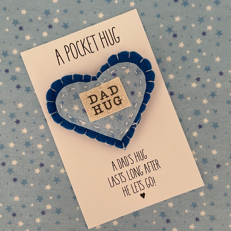 Sympathy Pocket Hug Dad - Etsy