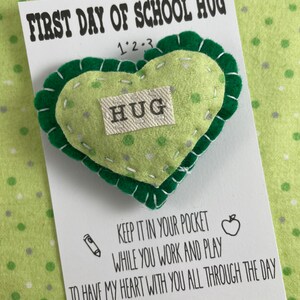 First Day Pocket Hug | Back to School Set | First Grade | Second Grade ...