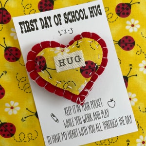 First Day Pocket Hug | Back to School Set | First Grade | Second Grade ...