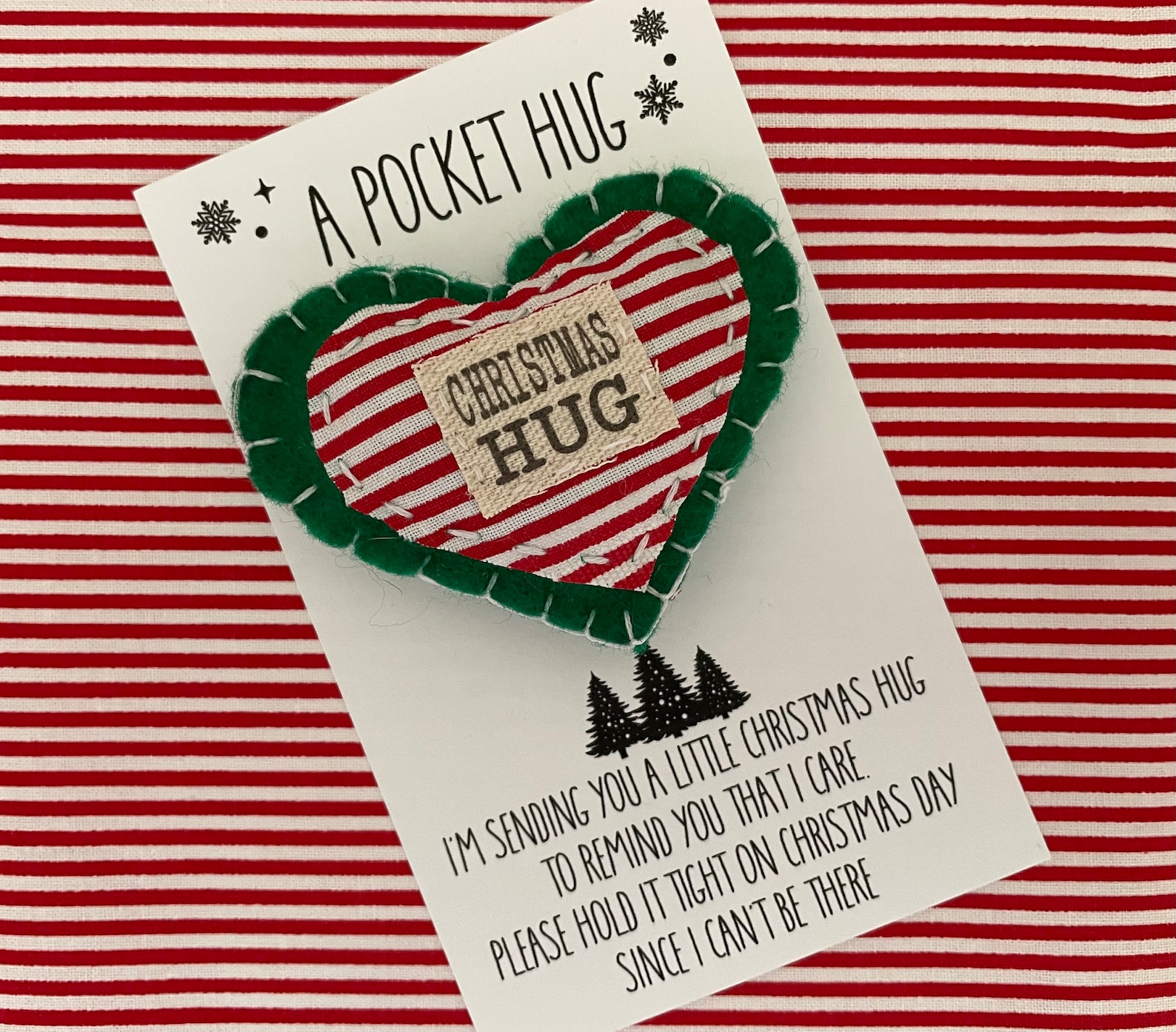 Sending You a Big Hug Wishing You a Merry Christmas and - Etsy