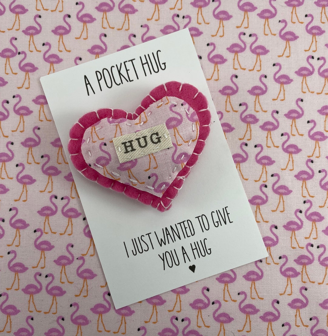 Flamingo Gift | Pink Flamingo Pocket Hug | Self Care Box | Small Get ...