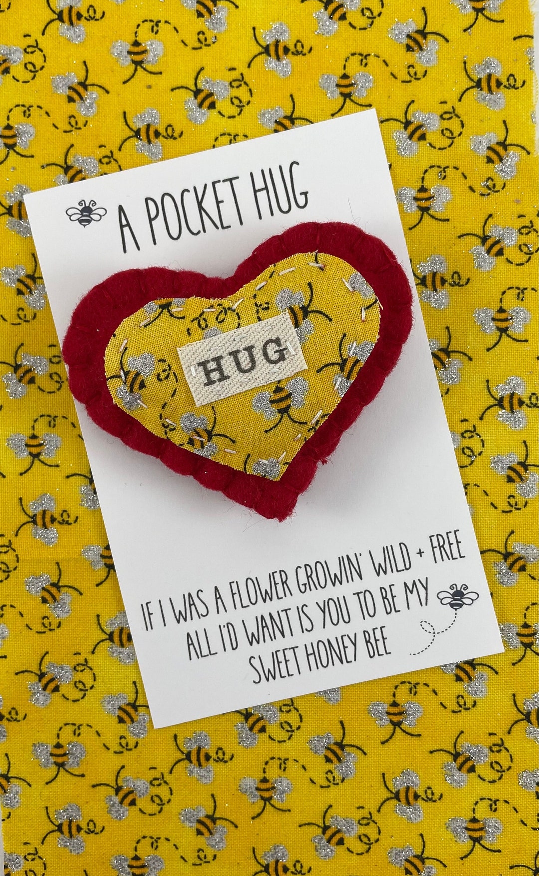 Beekeeper Pocket Hug Gift for Friend | Bee Themed Gift for Women ...