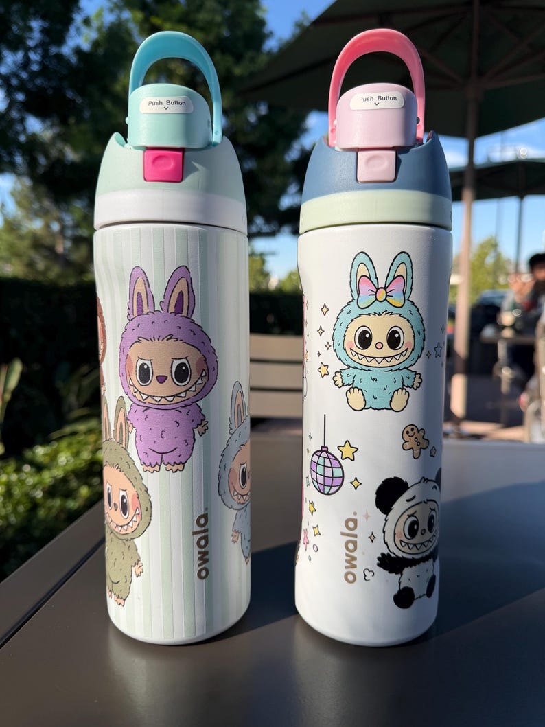 Personalized Monster Owala Bottle, 24 Oz Laser Engraved Cup, Birthday ...