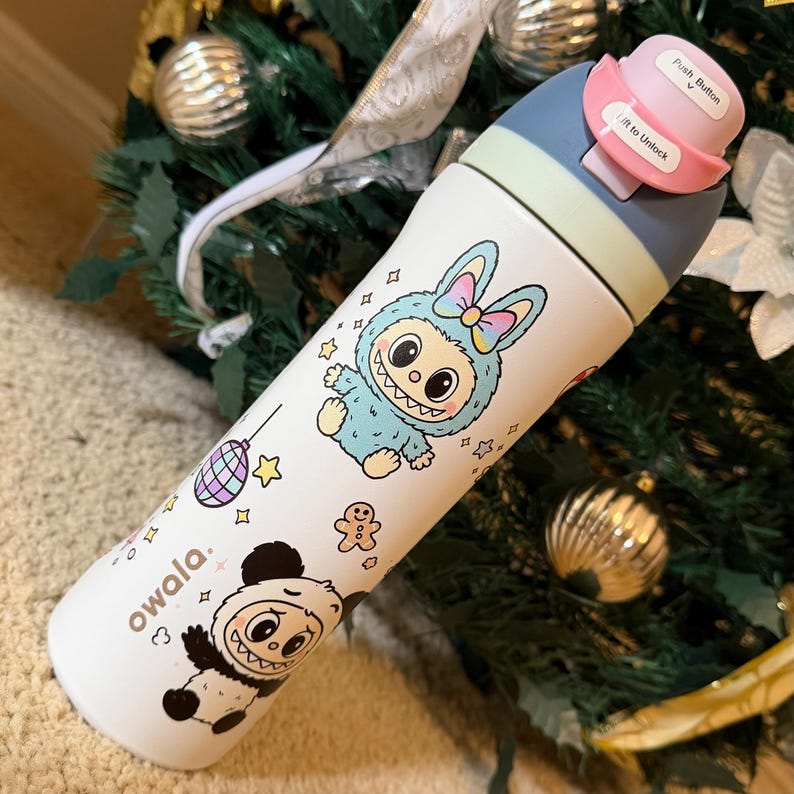 Personalized Monster Owala Bottle, Laser Engraved 24 Oz Cup, Birthday ...