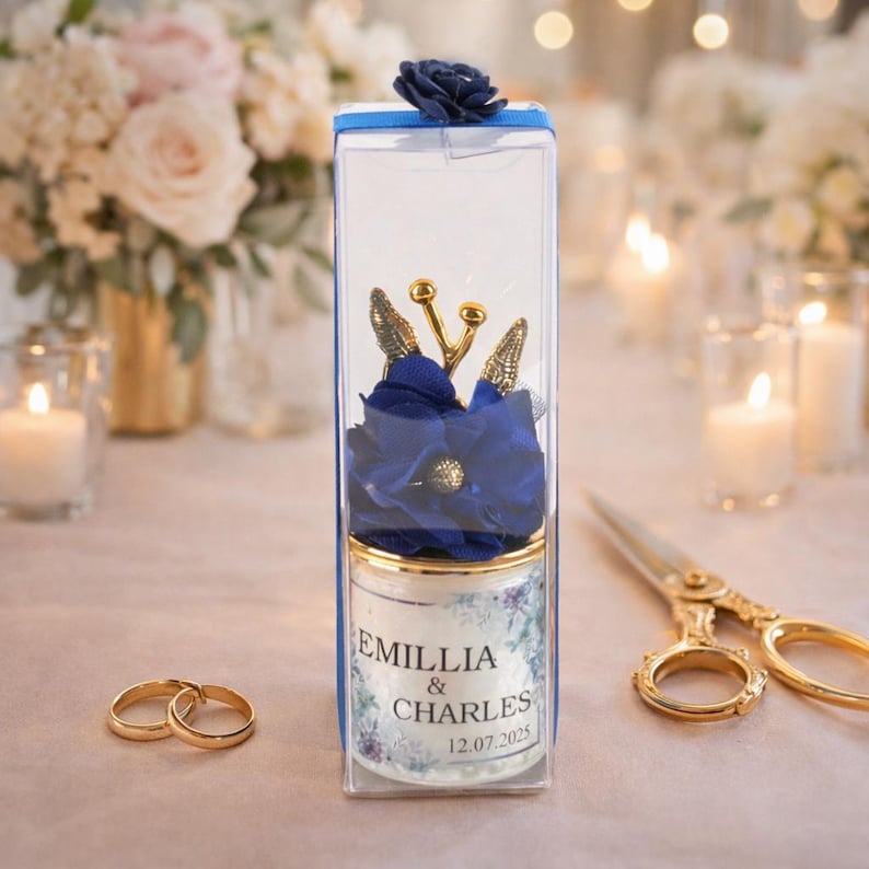 Custom Candle Favors, Personalized Wedding Keepsake Gift - Etsy