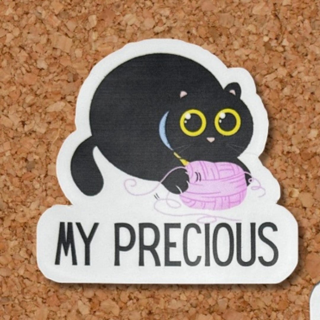My Precious Sticker – Crochet Knitting Humor, Matte Vinyl, Die-cut - Etsy