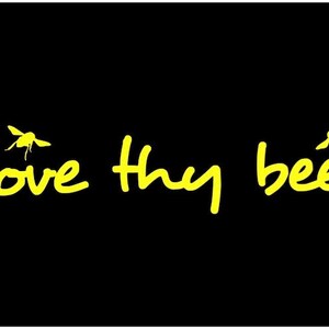 Love Thy Bees Car Window Decal - Honey Bee Car Window Decal - Car ...