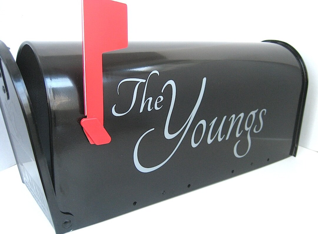 Custom Wedding Card Mailbox Vinyl LETTERING Personalize Your Own ...