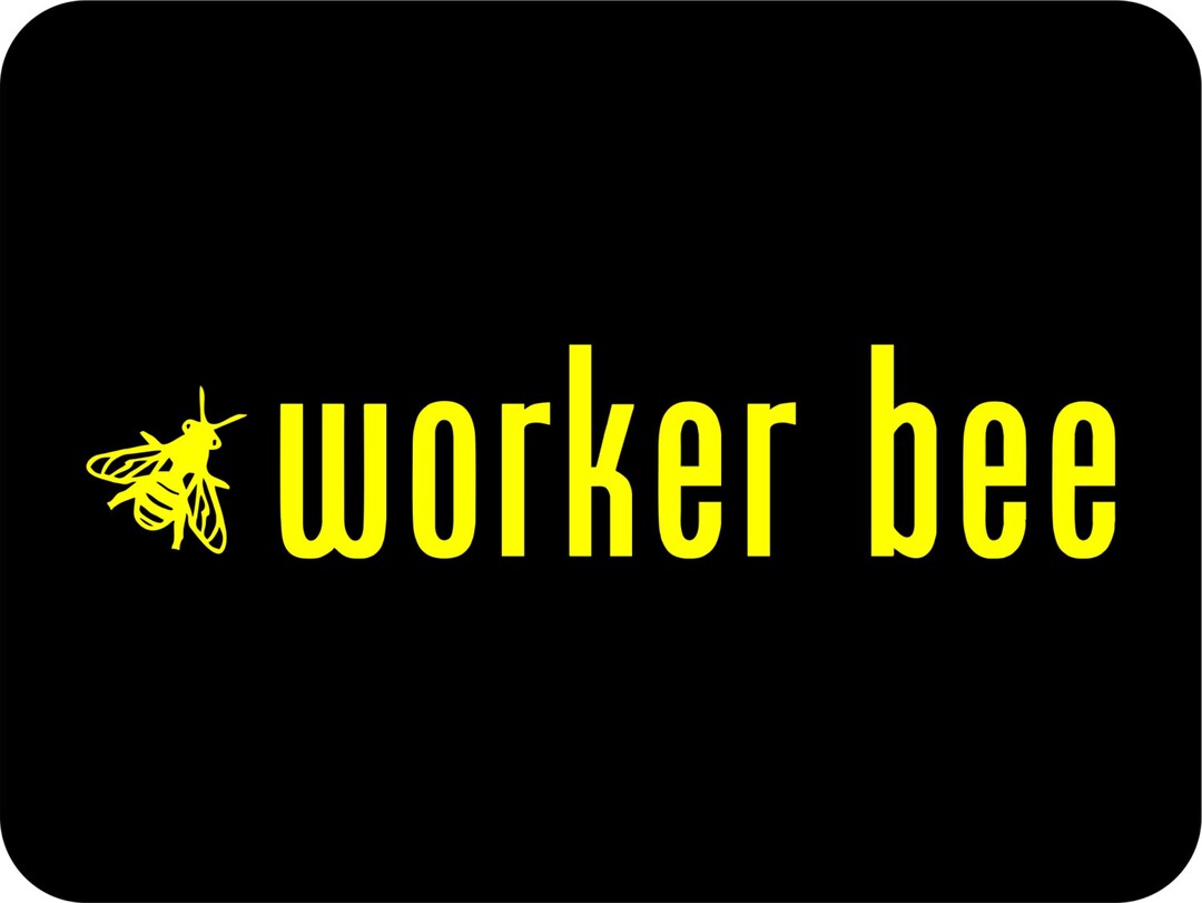 Worker Bee Car Window Decal Car Sticker Bumper Sticker We Love Bees - Etsy