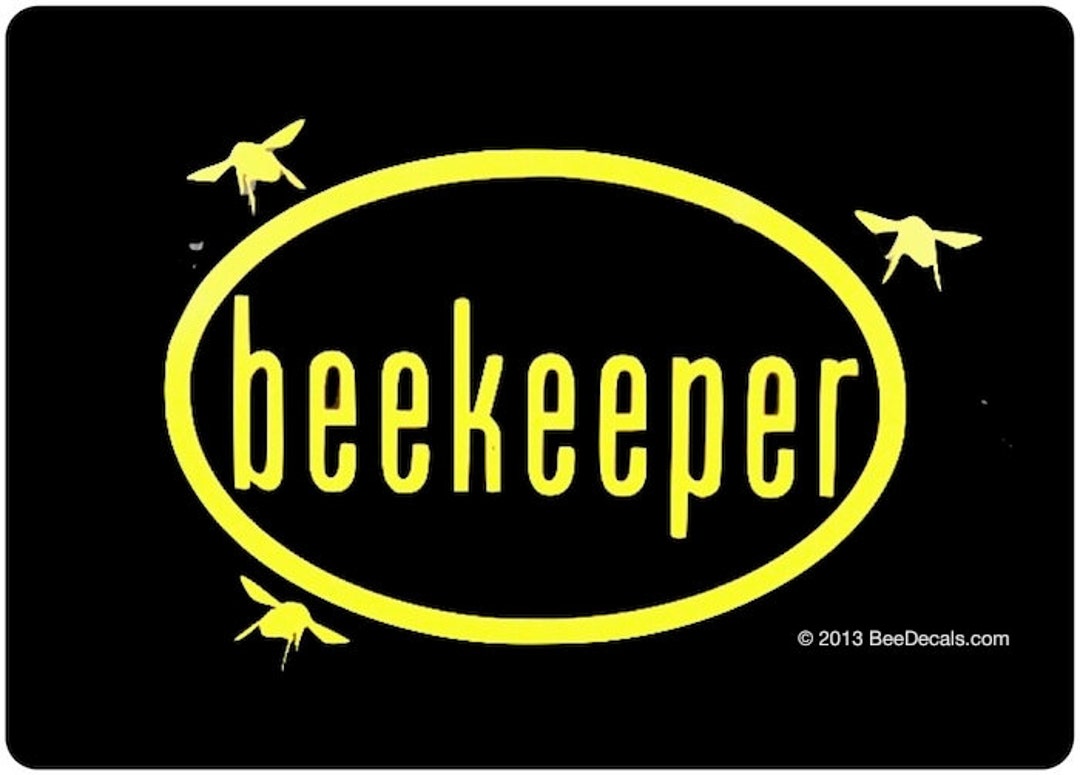 Beekeeping Sticker Beekeeper Euro Car Sticker Bee Sticker Vinyl Decal ...