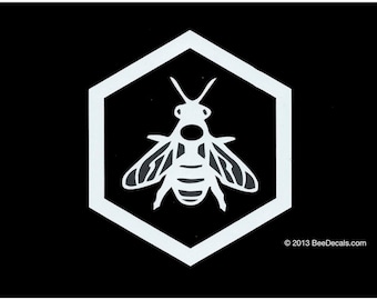 Beekeeper Decal Keep Calm and Buzz on Honey Bee Decal Car Sticker ...