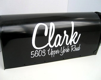 Mailbox Lettering Custom Vinyl Mailbox Numbers and Address - Etsy