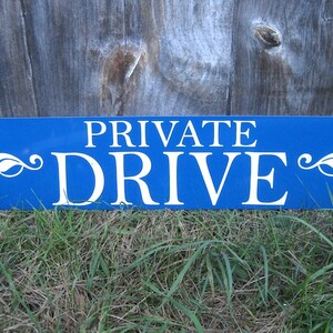 Custom Street Sign - Private Drive Sign - Specialty Yard Sign - Etsy