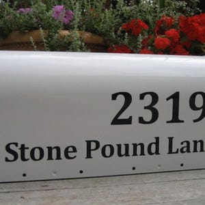 Mailbox Lettering - Custom Vinyl Mailbox Numbers and Address - Etsy