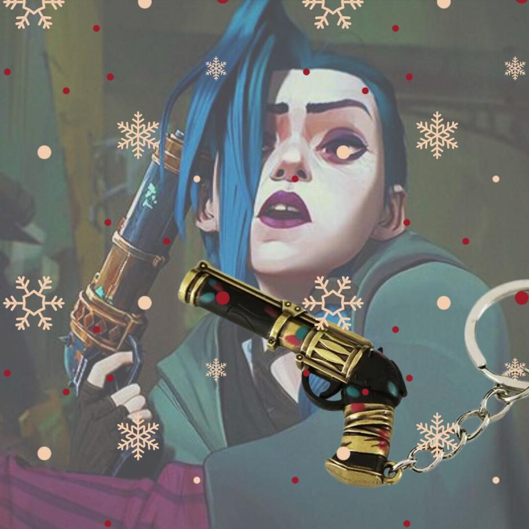 Jinx Arcane Shark Cannon Keychain Arcane Cannon Necklace Jinx Cannon ...