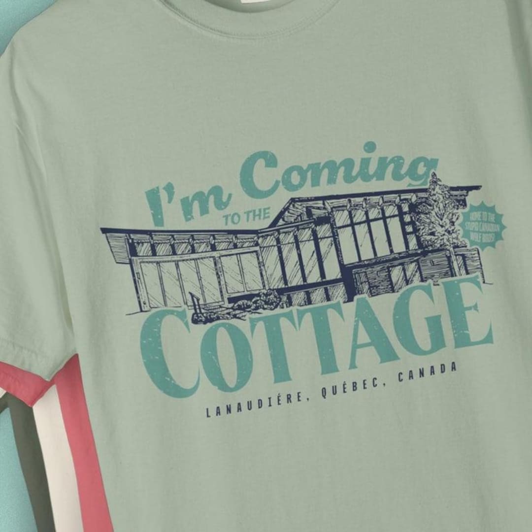 I'm Coming to the Cottage Shirt, Heated Rivalry Vintage Travel Tee ...