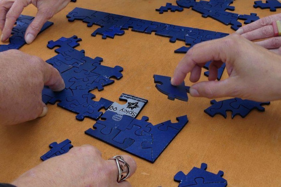 Hand-painted Wooden Puzzle – Abstract Puzzle – Spicy 99 – Wooden Brain ...