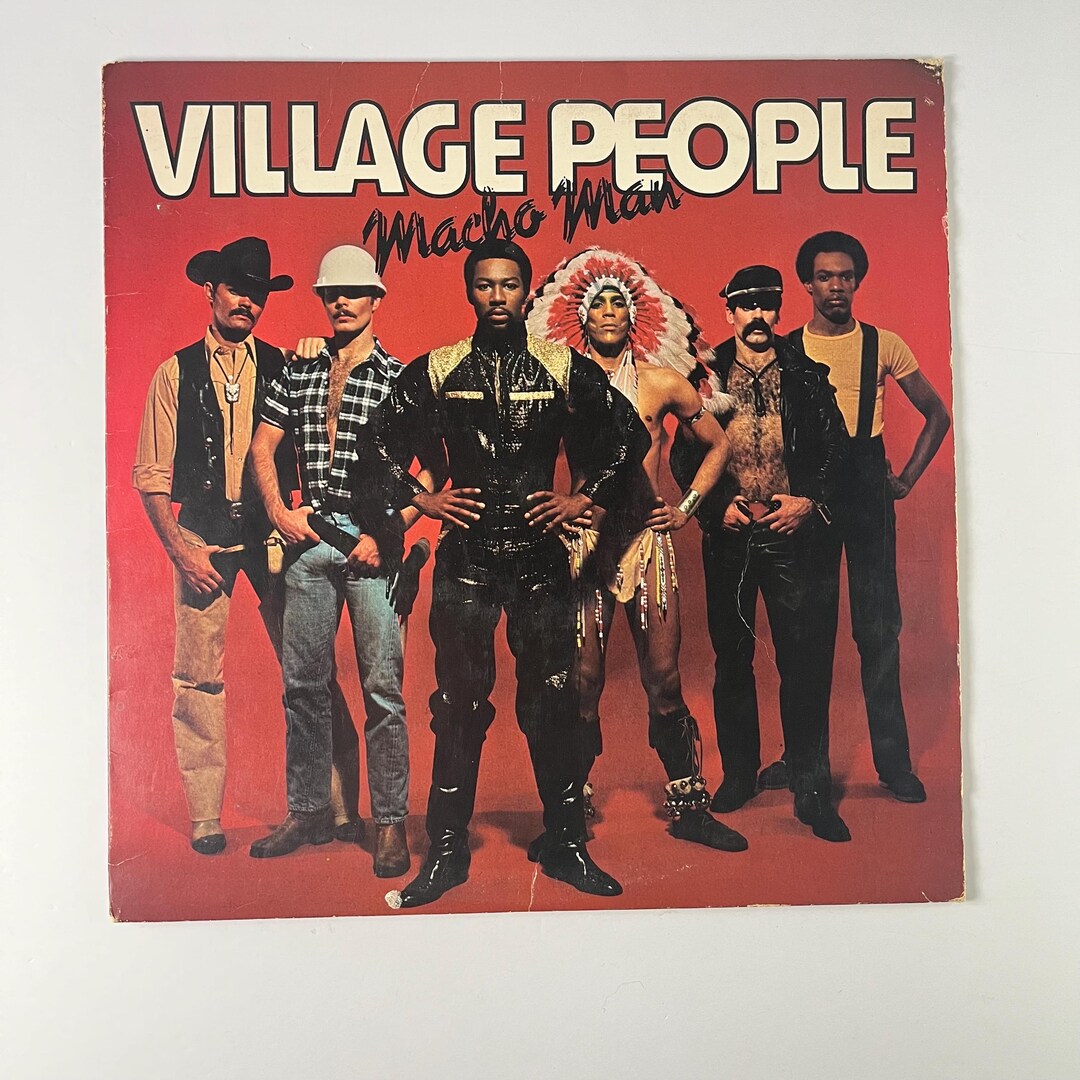 Vintage Village People Macho Man Album: 1970s LP Vinyl, Disco Classic ...