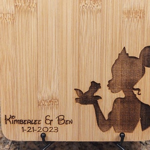Princess and the Frog Tiana Personalized Names Date Cheese, Cutting ...