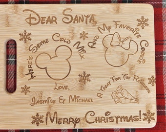 Mickey Mouse Santa Tray - Etsy