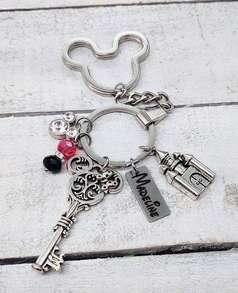 Key to the Magic Kingdom Disney Castle Inspired Themed Charm - Etsy