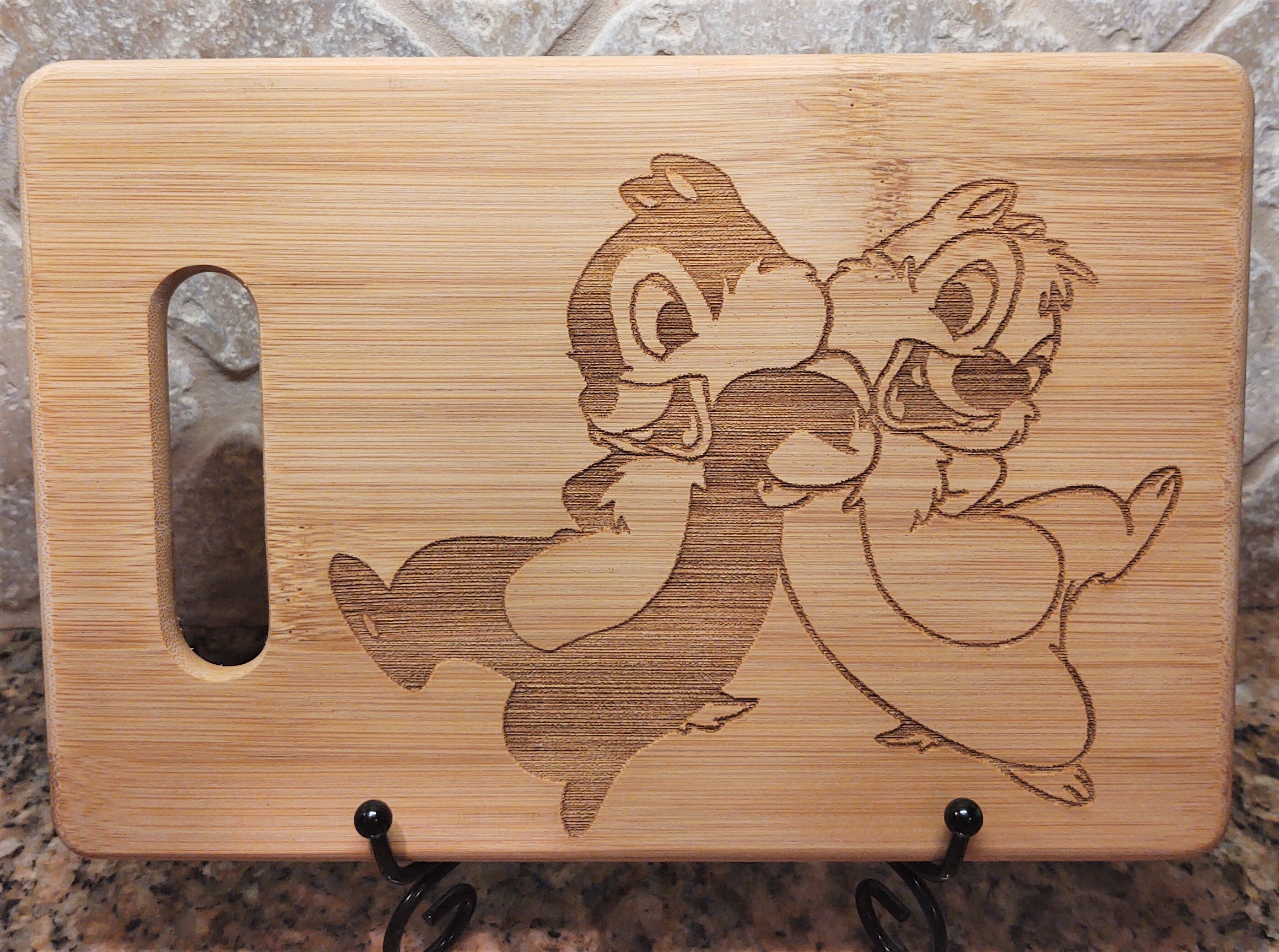 Chip and Dale Chipmunks Movie Inspired Cheese Cutting Wood | Etsy