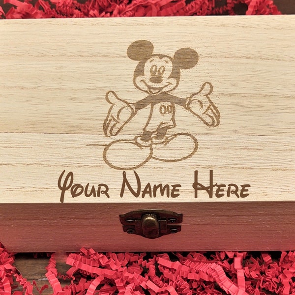 Mickey Mouse Box - Etsy