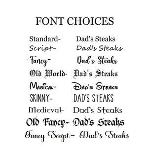 11 Tally Marks 11th Year Anniversary Stainless Steel Custom Meat ...