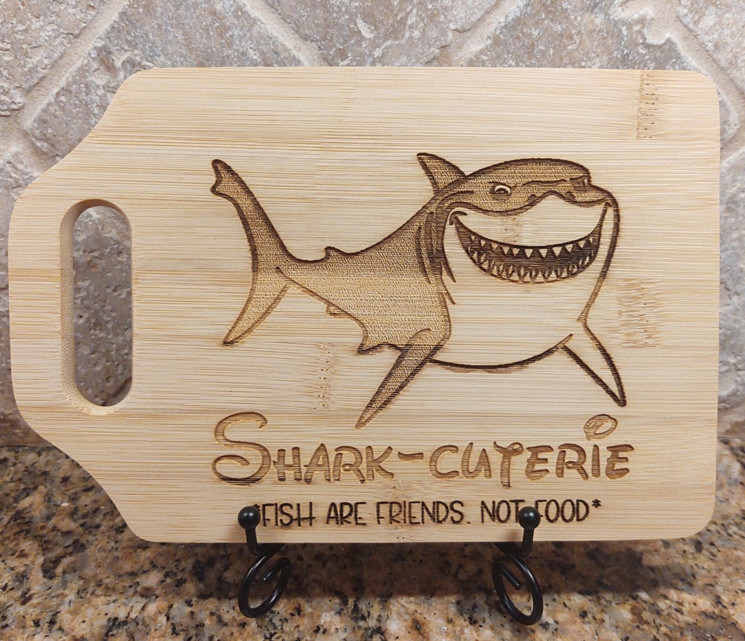 Shark Cuterie Board Bruce the Shark Finding Nemo Cheese Cutting Wood ...