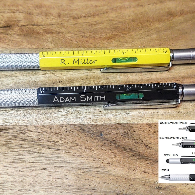 Personalized Pen With Level - Etsy