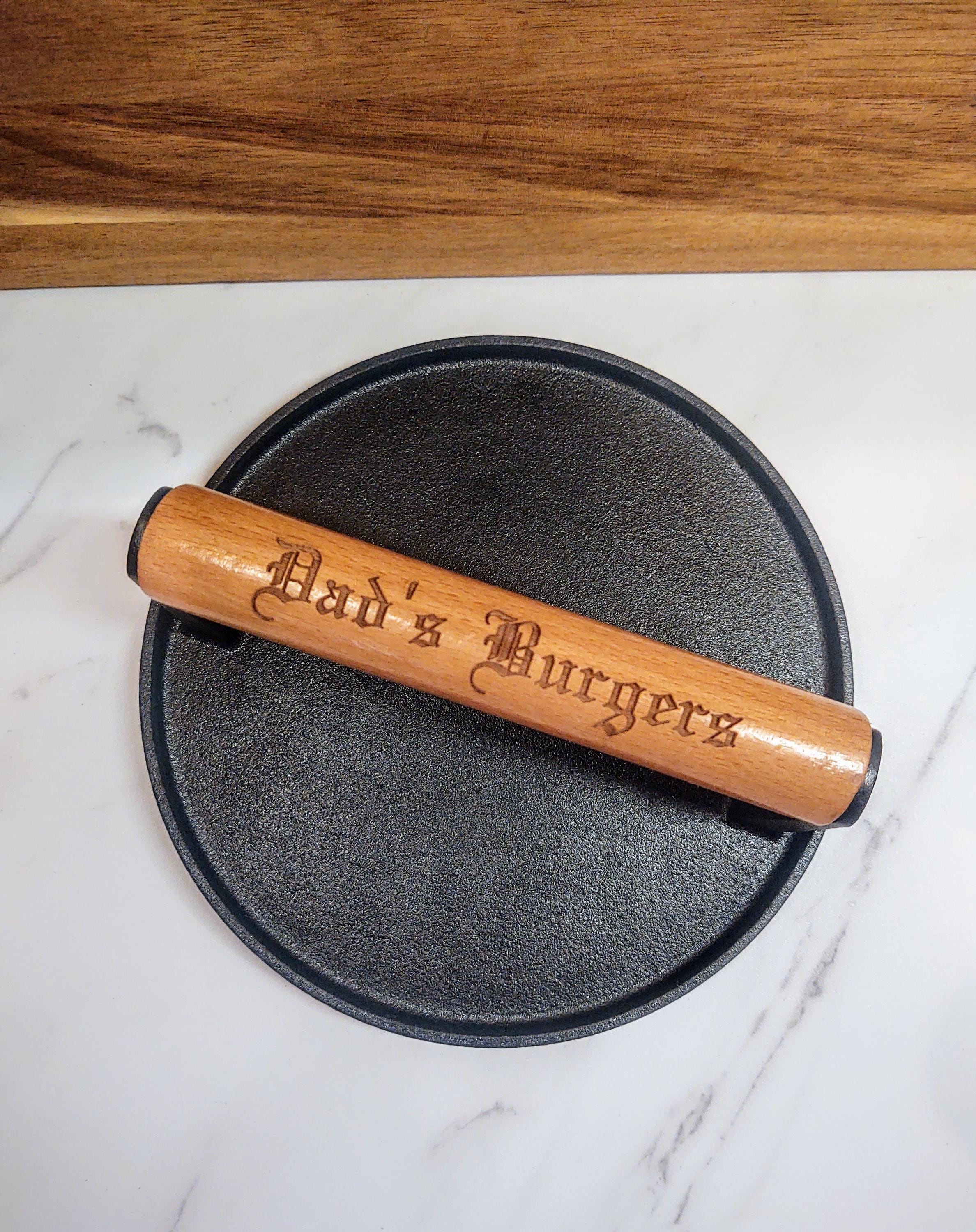 Personalized Name BURGER PRESS STEAK Weight Barbeque Grilling ...