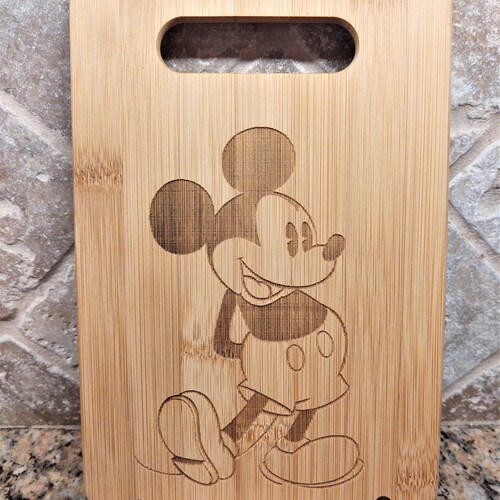 Mickey Mouse Chef Tasting Cooking Inspired Cheese Cutting Wood - Etsy