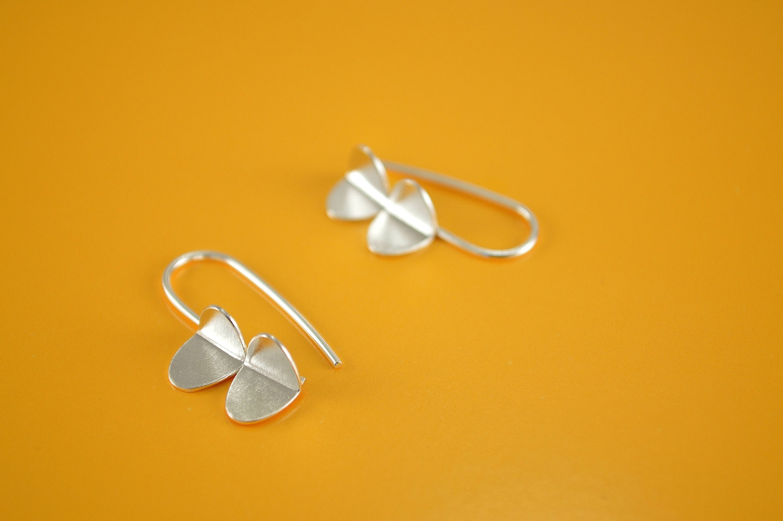 Sterling Silver Earrings, Modern Earrings, Contemporary Jewelry, Dangle ...