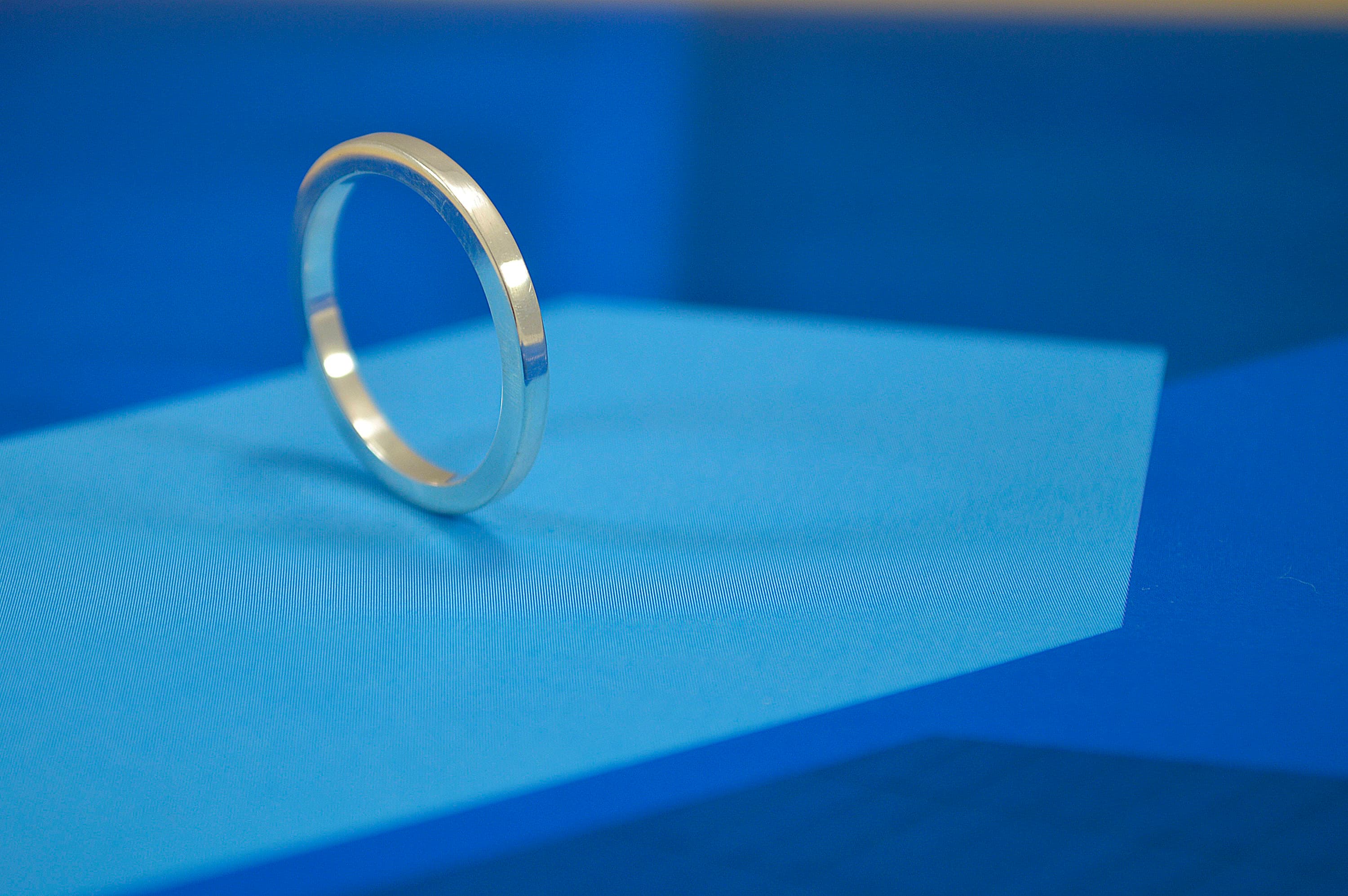 Minimal Ring, Wedding Ring, Sterling Silver Ring, Modern, Contemporay ...