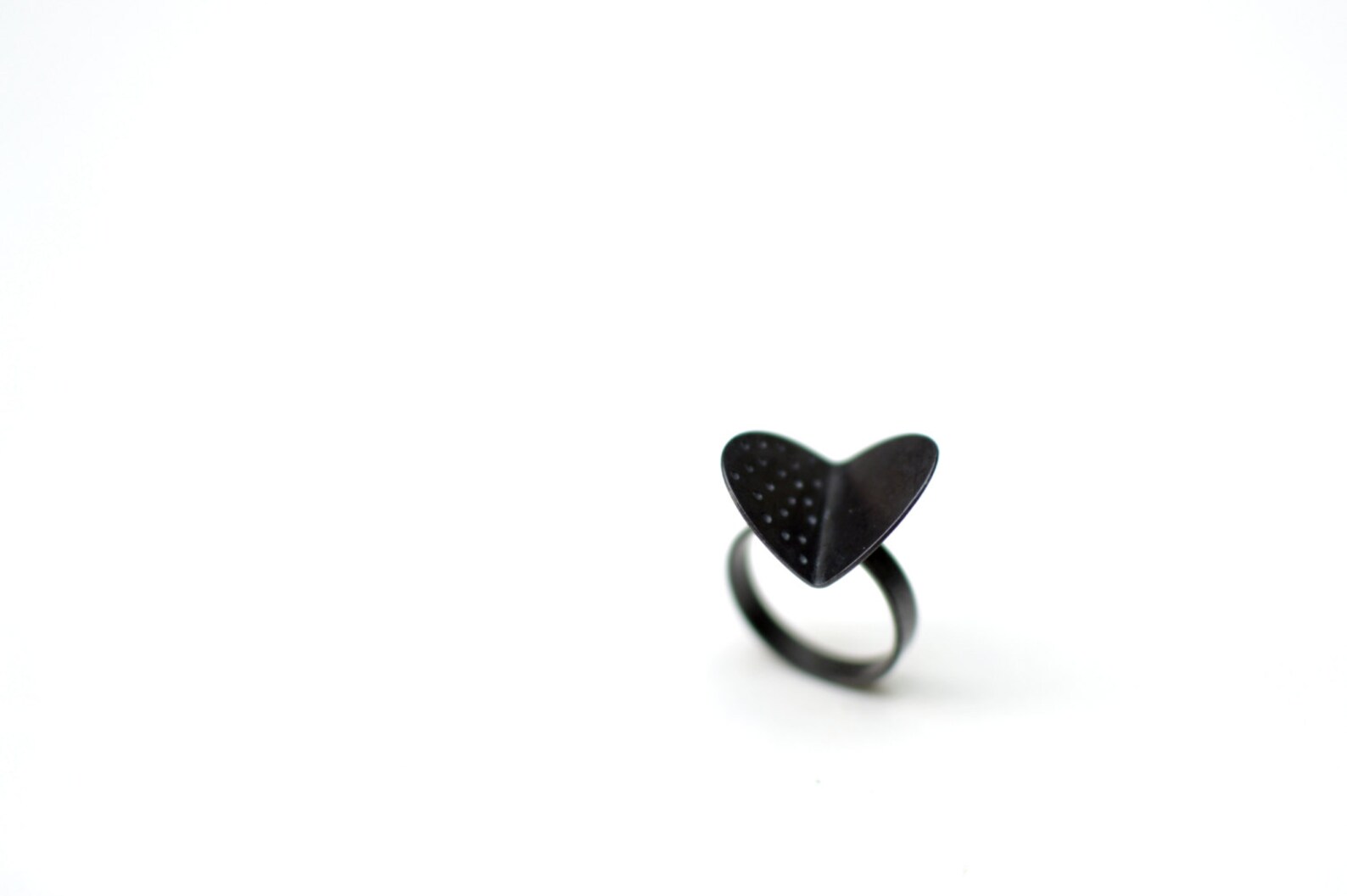 Sterling Silver Ring, Black, Wings, Oxidized Sterling Silver, Modern ...