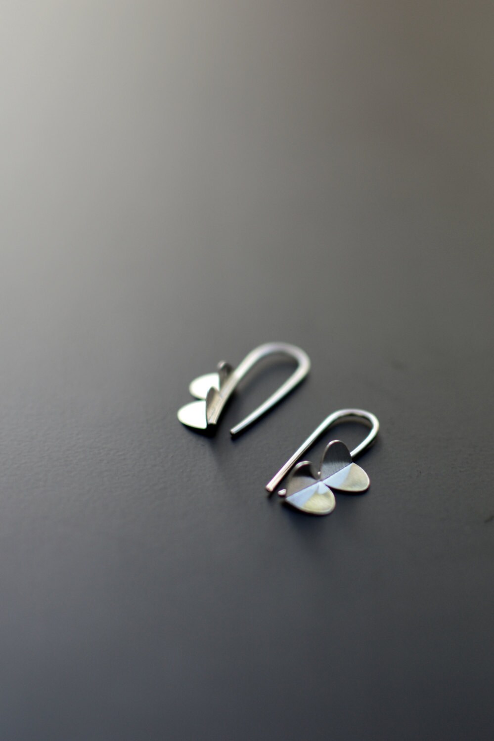 Sterling Silver Earrings, Modern Earrings, Contemporary Jewelry, Dangle ...