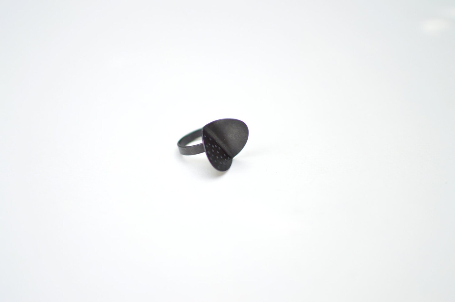 Sterling Silver Ring, Black, Wings, Oxidized Sterling Silver, Modern ...