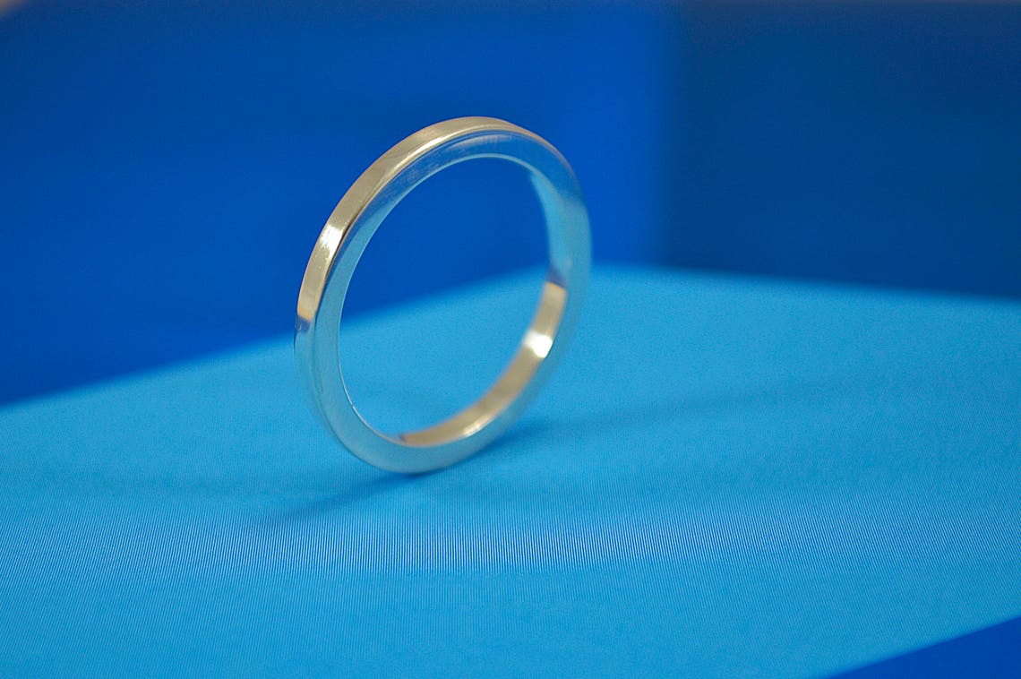 Minimal Ring Wedding Ring Sterling Silver Ring Modern - Etsy