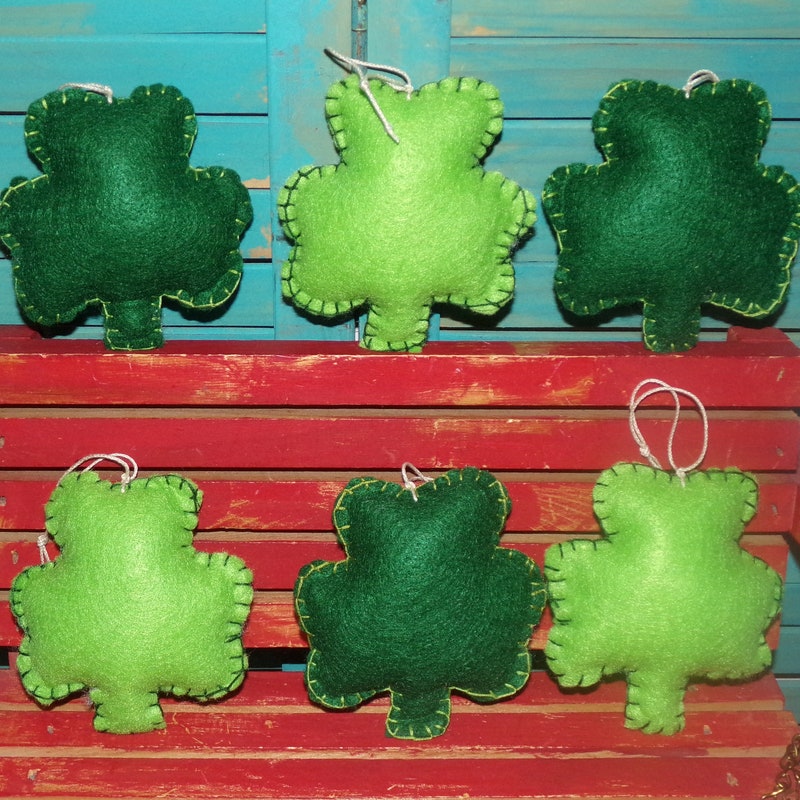 Shamrock Ornaments - Etsy