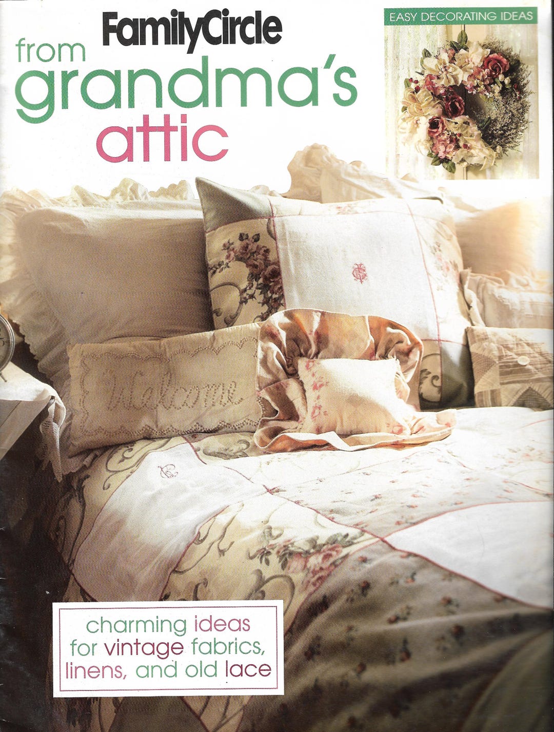 Family Circle Grandma's Attic Book-charming Ideas for Vintage Fabrics ...