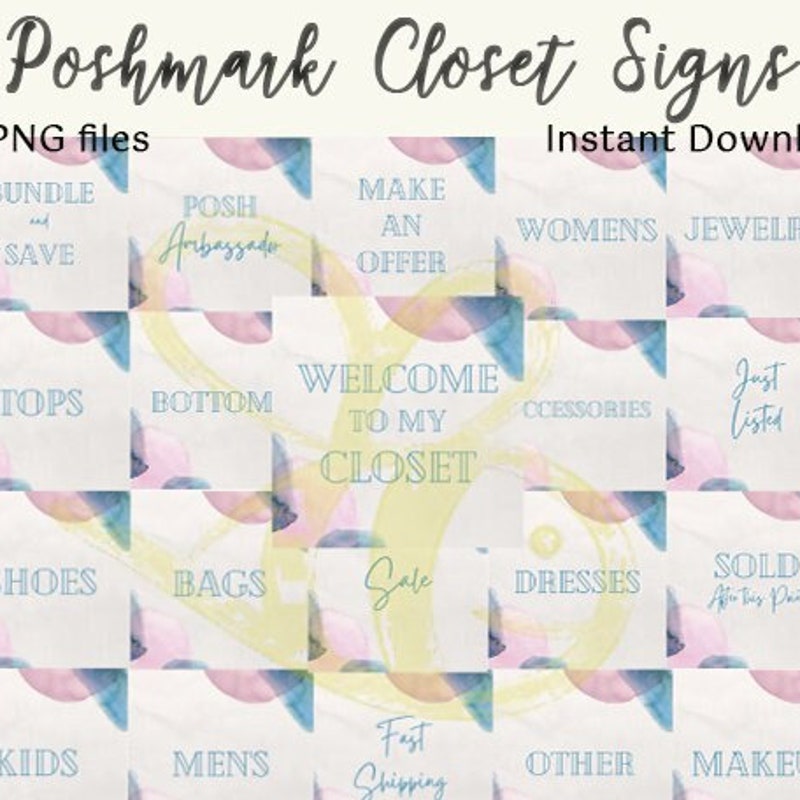 Poshmark Template - Etsy